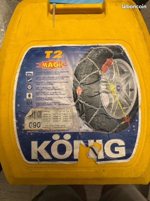 Chaînes neige Koenig T2 090 - Équipement auto