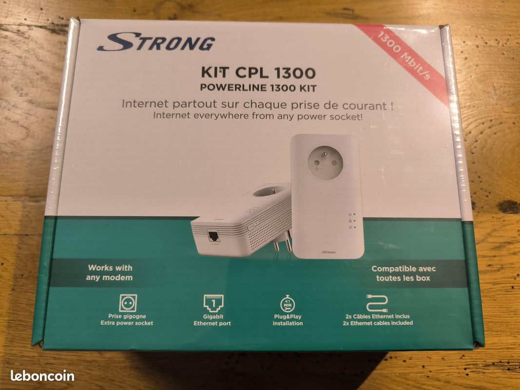 Kit CPL STRONG 1300 POWERLINE KIT - Neuf - Accessoires informatique