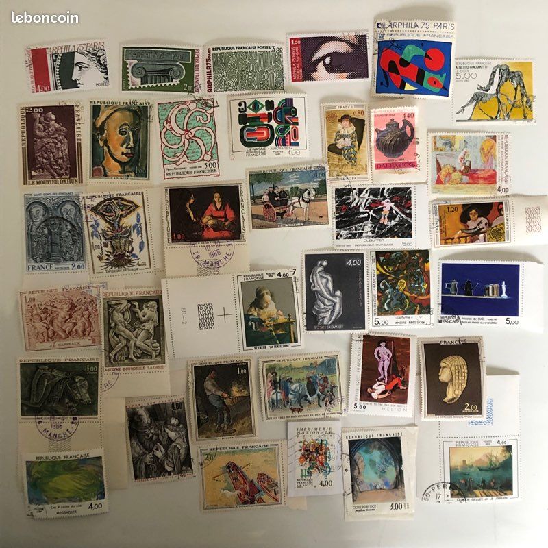 Lot timbre art - Collection