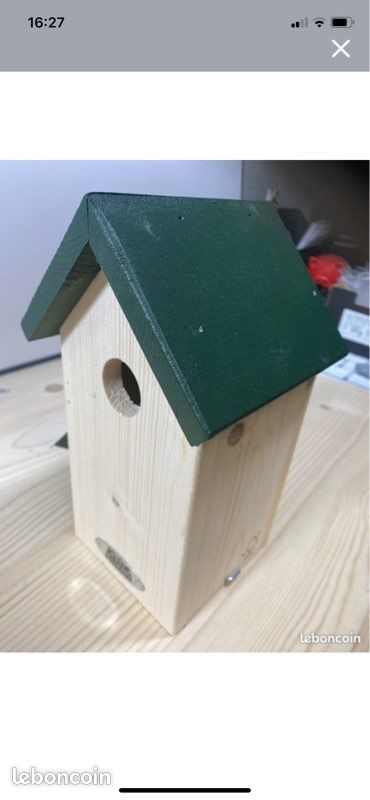 Nichoir/cabane à oiseaux 🐦 2 pentes - Jardin & Plantes