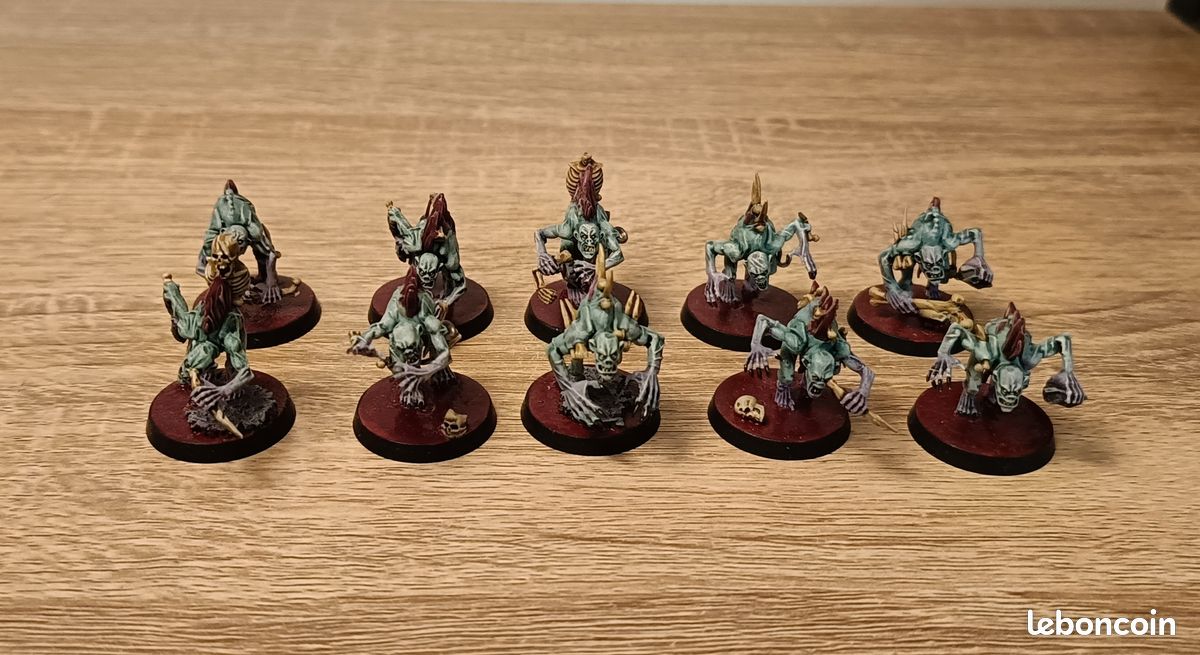 10 Crypt Ghouls Warhammer Age of Sigmar - Modélisme