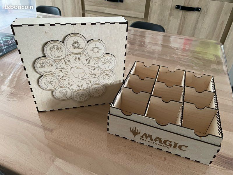 Deck box - Magic : the gathering - En bois - Environ 2500 cartes ...
