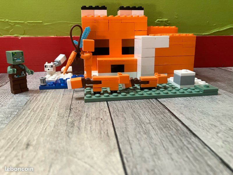 Le refuge du renard lego minecraft - Jeux & Jouets