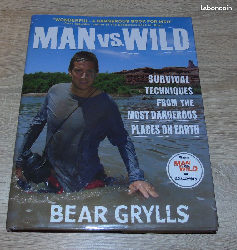 Livre Bear Gryllz Man Vs Wild - Livres