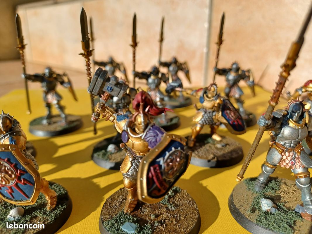 Stormcast Eternals - 14x Stormcast Vindicators peints & soclés ...