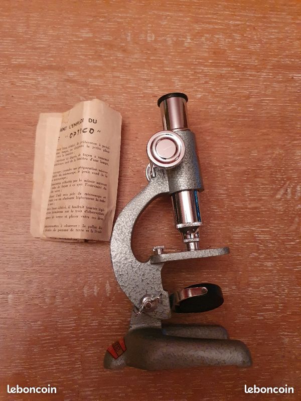 Ancien microscope Optico grossissement 300x - Collection