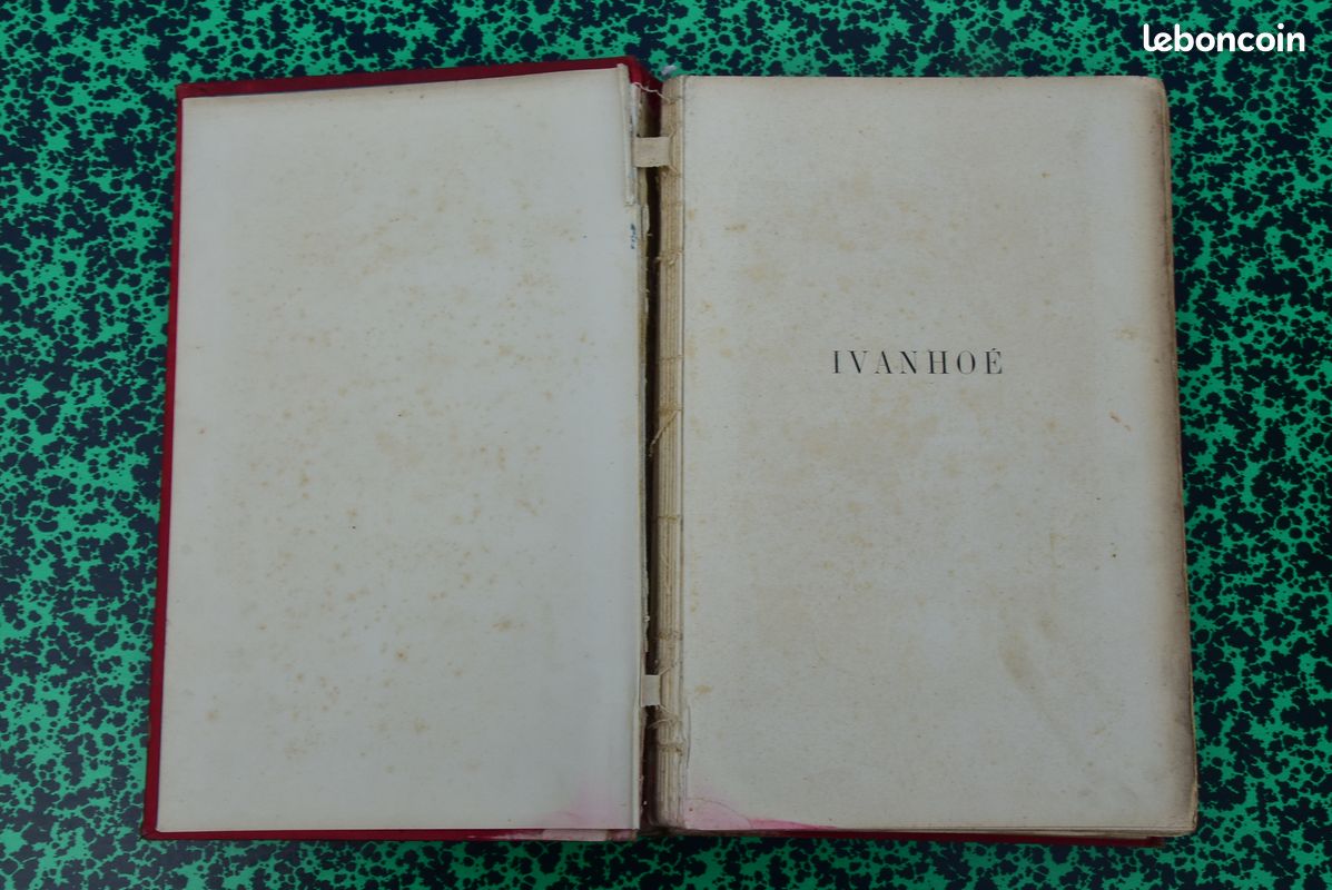 IVANHOÉ - Walter Scott Hachette 1889 - Livres