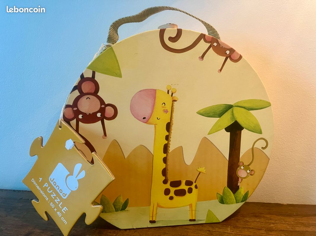 Puzzle 24 pièces Janod La partie de cache-cache - Jeux & Jouets