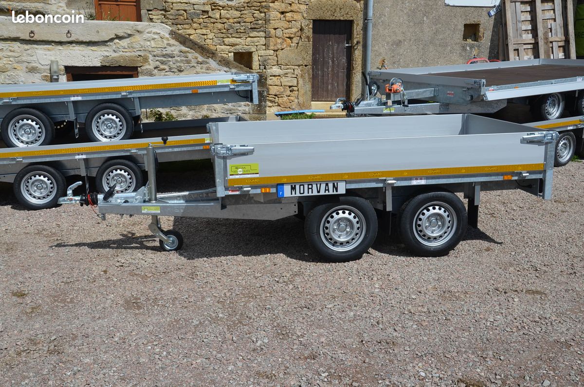 PROMO Remorque plateau PTAC 2000 kg permis B / BE - Équipement auto