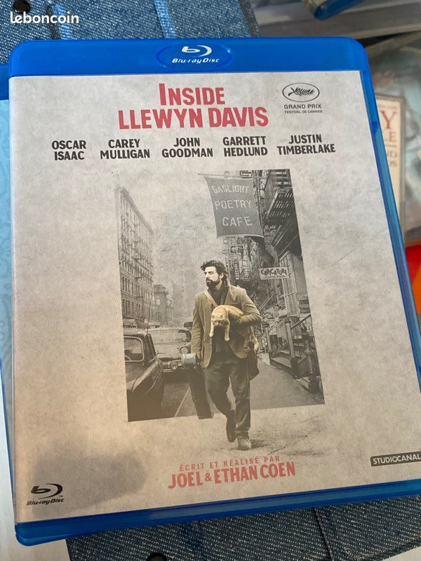 Blu-ray Inside Llewyn Davis film Joel Ethan Coen frères musical Bob Dylan folk Oscar Isaac John ...