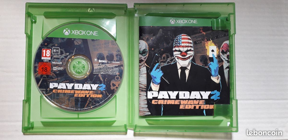 XBOX ONE / X \ PAYDAY 2 : Crime Wave Blu-ray NEUF FPS PEGI 18 / Envoi ...
