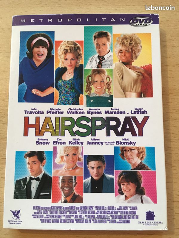 John travolta , michelle pfeiffer - hairspray - DVD - Films