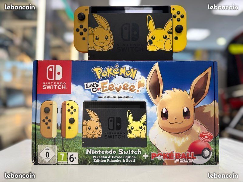 Nintendo Switch Edition collector Pikachu & Evoli Edition - Consoles
