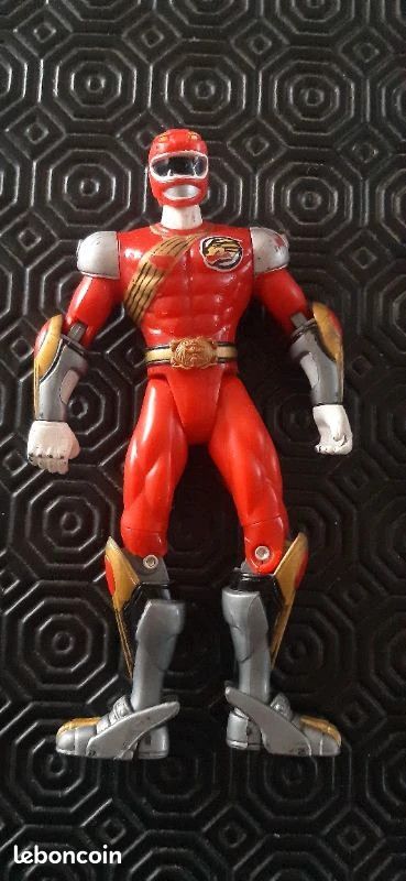 Power rangers (rouge,gris et dore) - Jeux & Jouets
