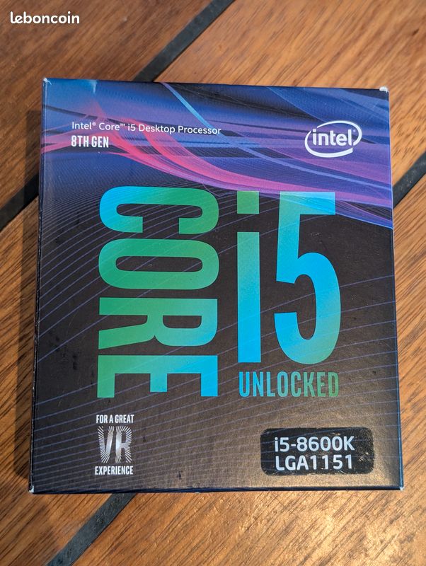 Intel Core I5 8600K LGA 1151 Unlocked - Accessoires informatique