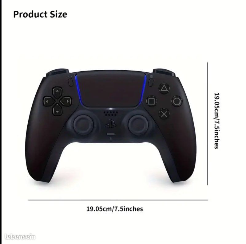 Manette PS5 Noire - DualSense - Consoles