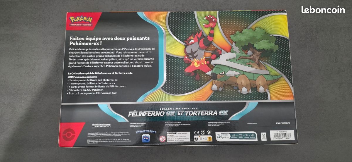 Coffret pokemon Félinferno et Torterra - Collection