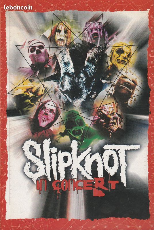 Slipknot: In Concert Sticker Euro- Roadrunner Records - Tournée ...