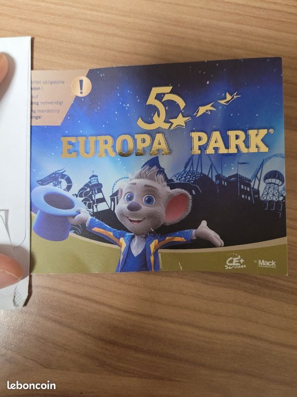 Parc attraction à Rust - Billetterie