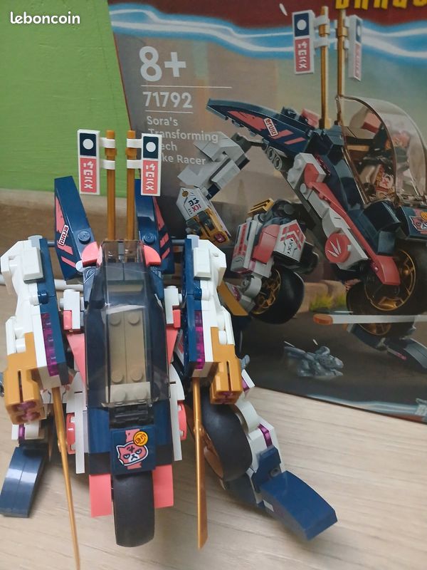 Lego Ninjago Sora's Transforming Mech Bike Racer 71792 - Jeux & Jouets
