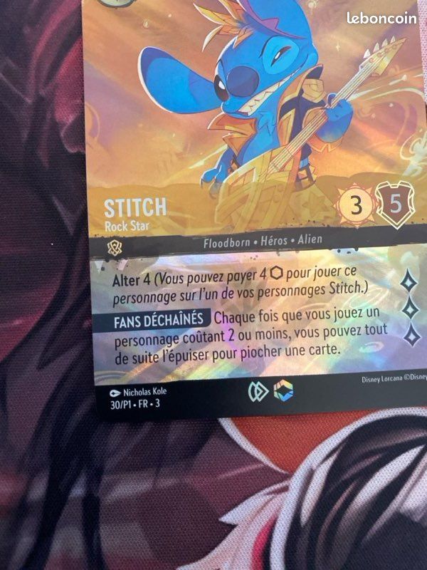 Stitch Rock star Promo enchanté Lorcana - Collection