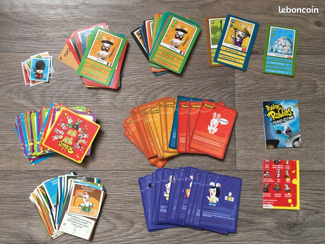 Cartes lapins crétins, 3 collections différentes - Collection