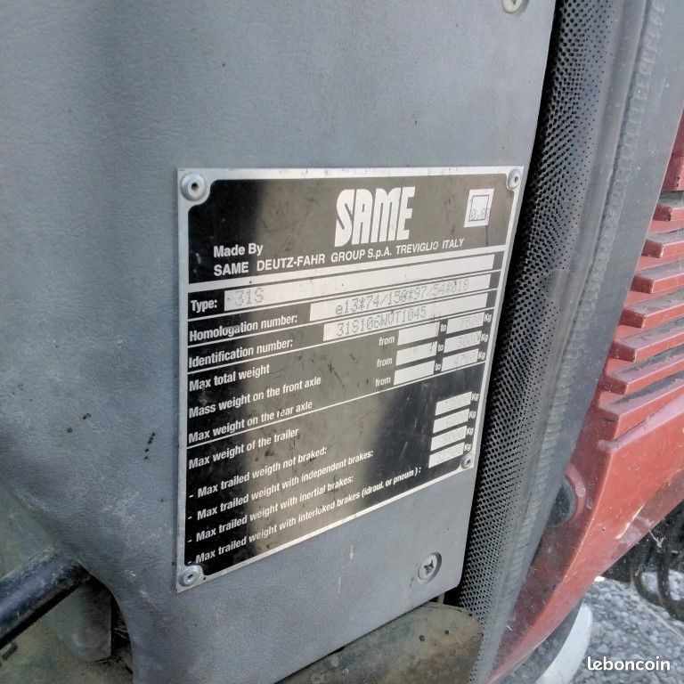 Same SILVER 110 - Tracteurs