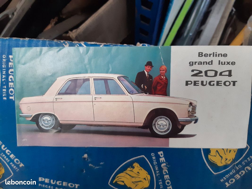Publicité peugeot 204 - Équipement auto