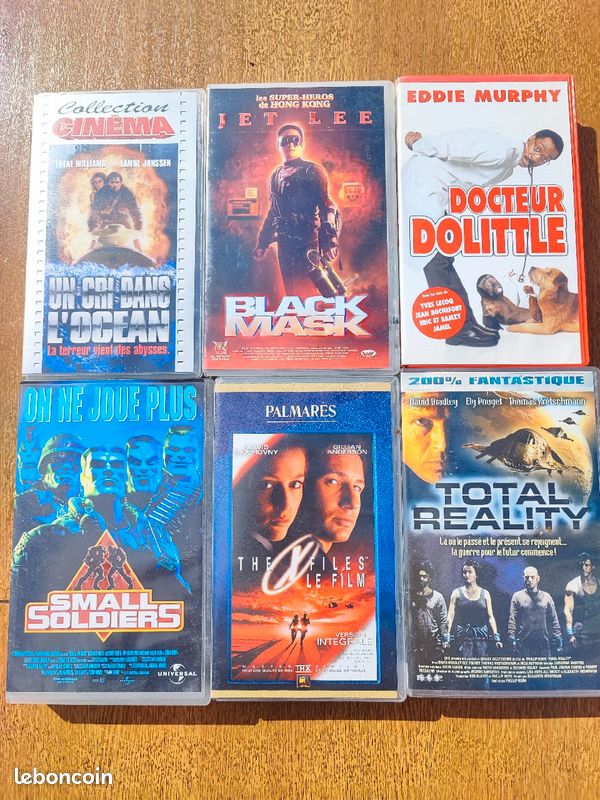 Lot Cassettes VHS original de collection - DVD - Films