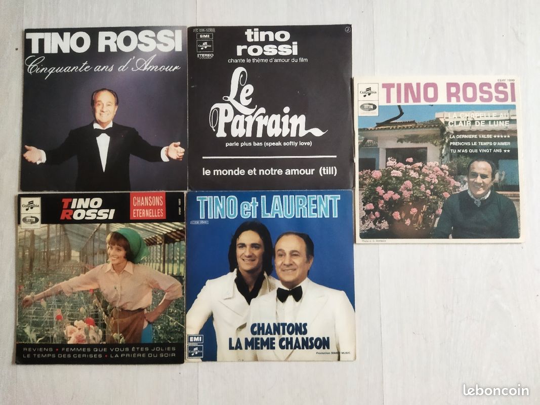 Disques vinyles 45 trs Tino Rossi - CD - Musique