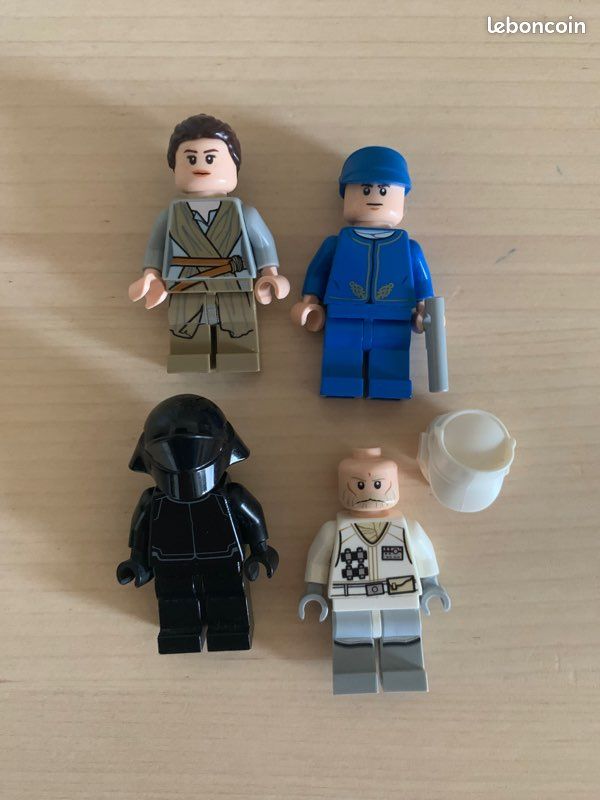 Lot lego Star Wars figurines Rey, imperial, rebel Hoth - Jeux & Jouets