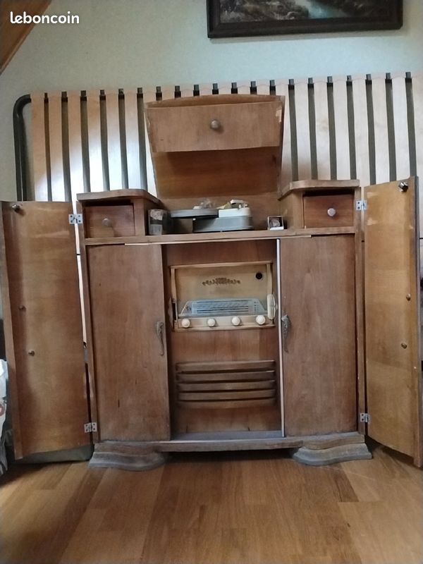 Meuble radio tsf , phono - Ameublement