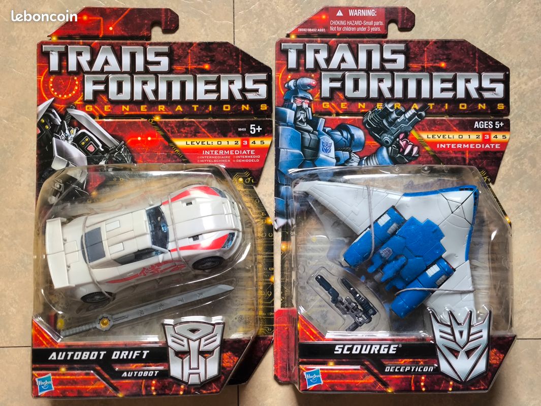 Transformers G1 Generations IDW Drift / Scourge Hasbro - Jeux & Jouets