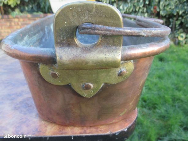 Cuivre ancien chaudron d'occasion - Décoration - leboncoin