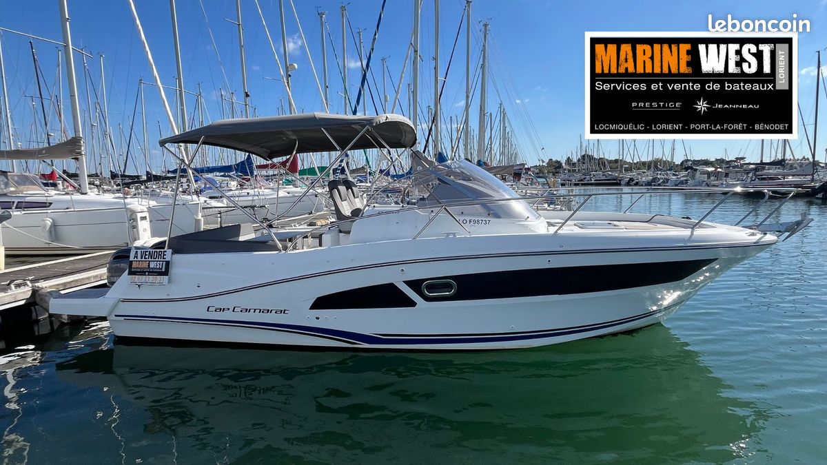 JEANNEAU CAP CAMARAT 9.0 WA + YAMAHA 2x200 CV - Nautisme