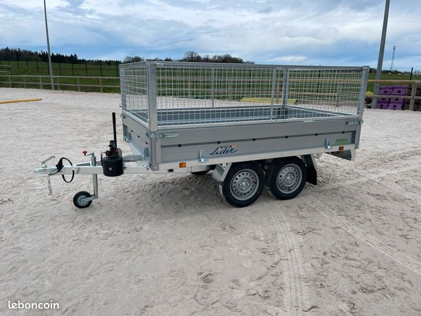 Remorque double essieux 750 kg d'occasion - Équipement auto - leboncoin