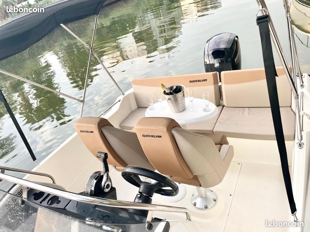 Quicksilver 605 open 150cv 2023 comme neuf, révision OK, prêt à ...