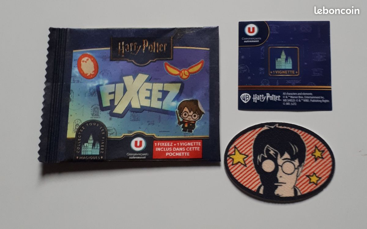 Fixeez Harry Potter des magasins U 2025 - modèle Harry - Patch en tissu ...