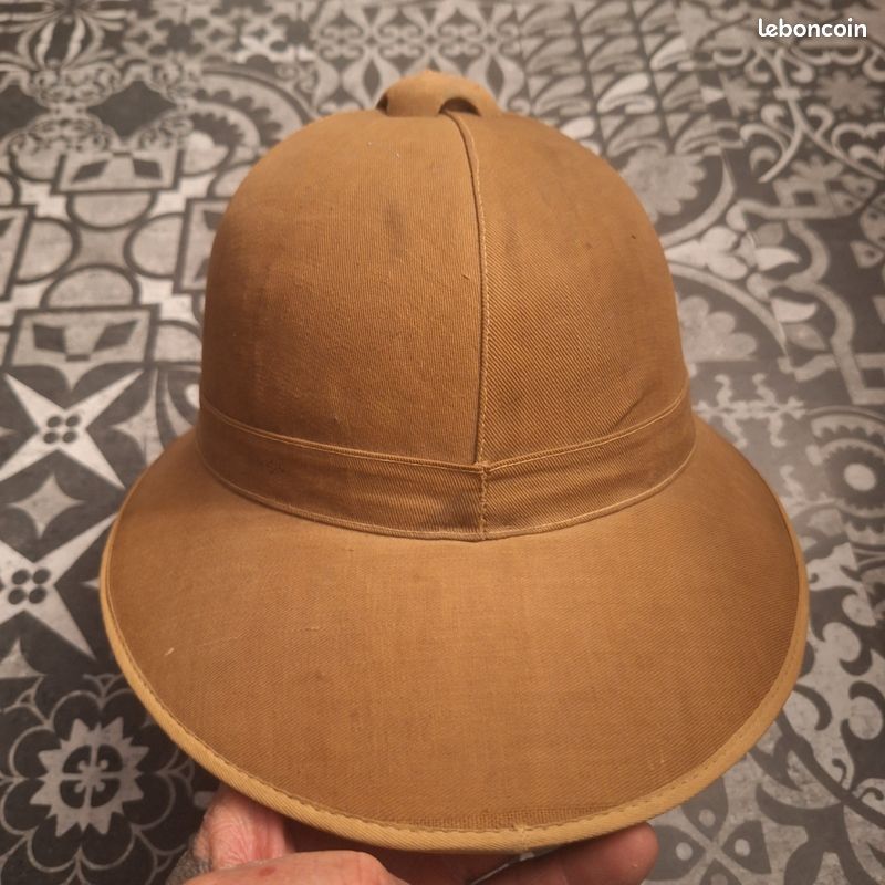 WW2 casque colonial français marqué et daté 1940 - Collection