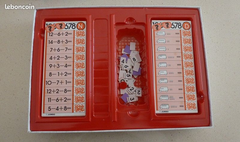 Jeu vintage : J'apprends à compter " Jumbo " - Jeux & Jouets