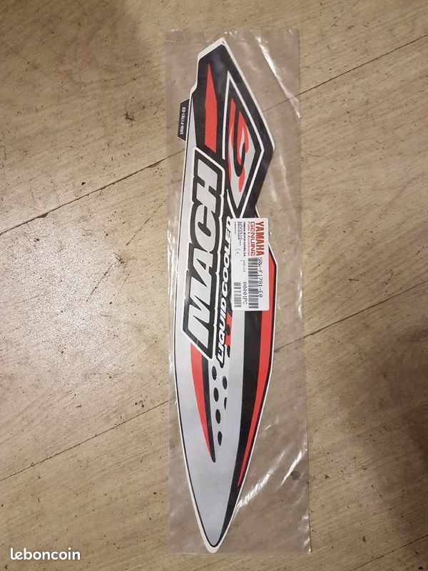 Autocollant sticker yamaha mach - Équipement moto
