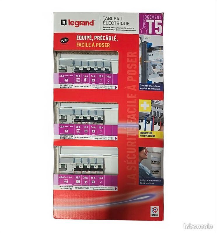 Legrand Tableau électrique Drivia T5 automatique NEUF Porte Disponible ...