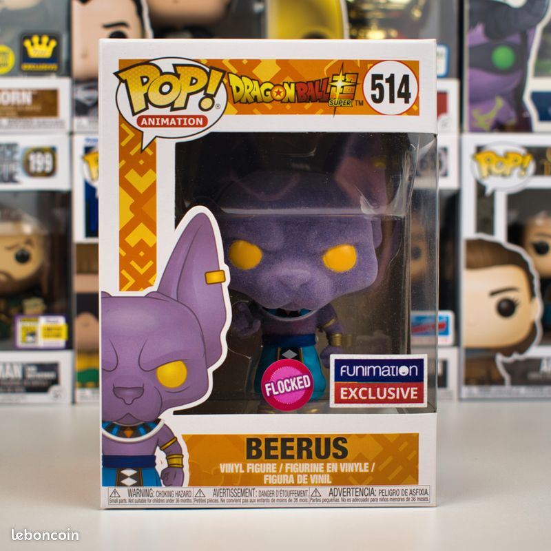 Funko Pop Animation – Dragon Ball Super – Beerus #514 – Funimation ...