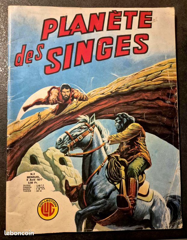 Bd la planete des singes n°3 lug - Collection