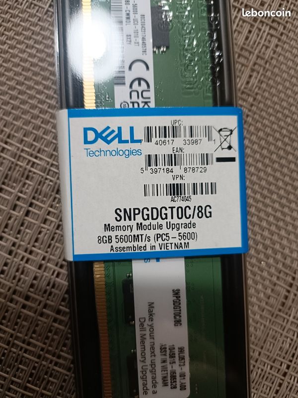 Barrette de ram 8 go - Accessoires informatique