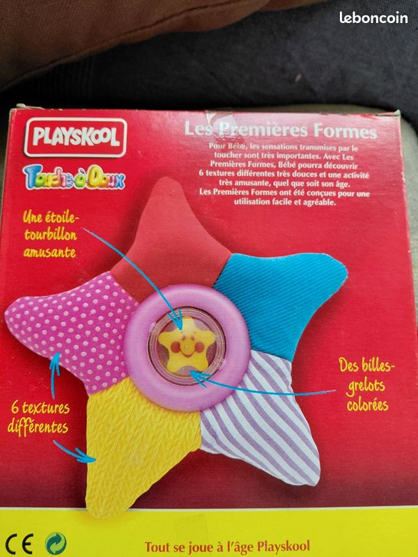 Jouet éveil vintage playskool . L étoile " touche-a-doux " Neuf en ...