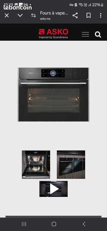 Four encastrable Asko OCS8478G - Électroménager