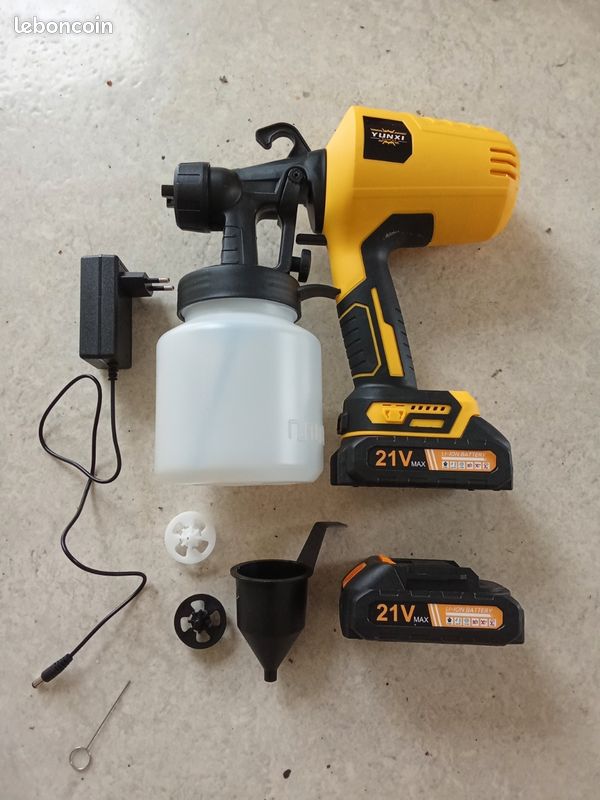 Vends pistolet a peinture neuf 21 V - Bricolage