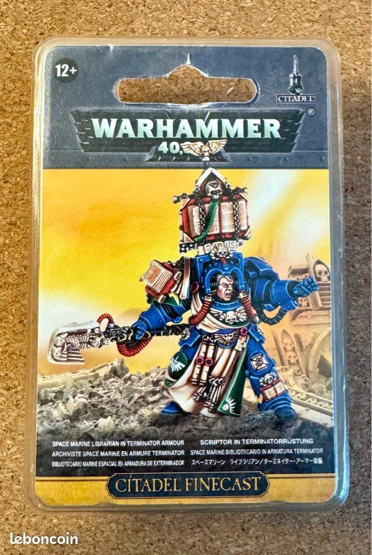Warhammer 40K Space Marines Librarian Terminator Armour Finecast ...
