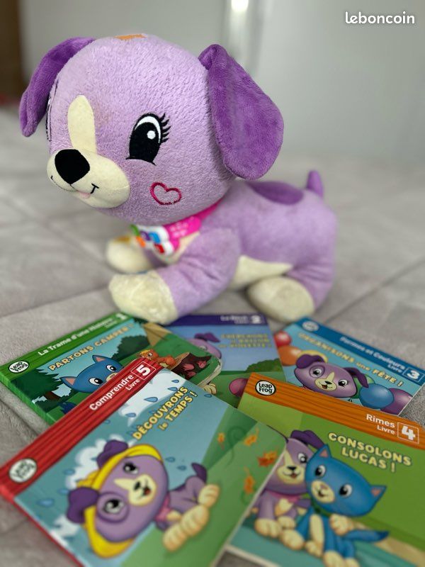 Leapfrog peluche violette interactive - Jeux & Jouets